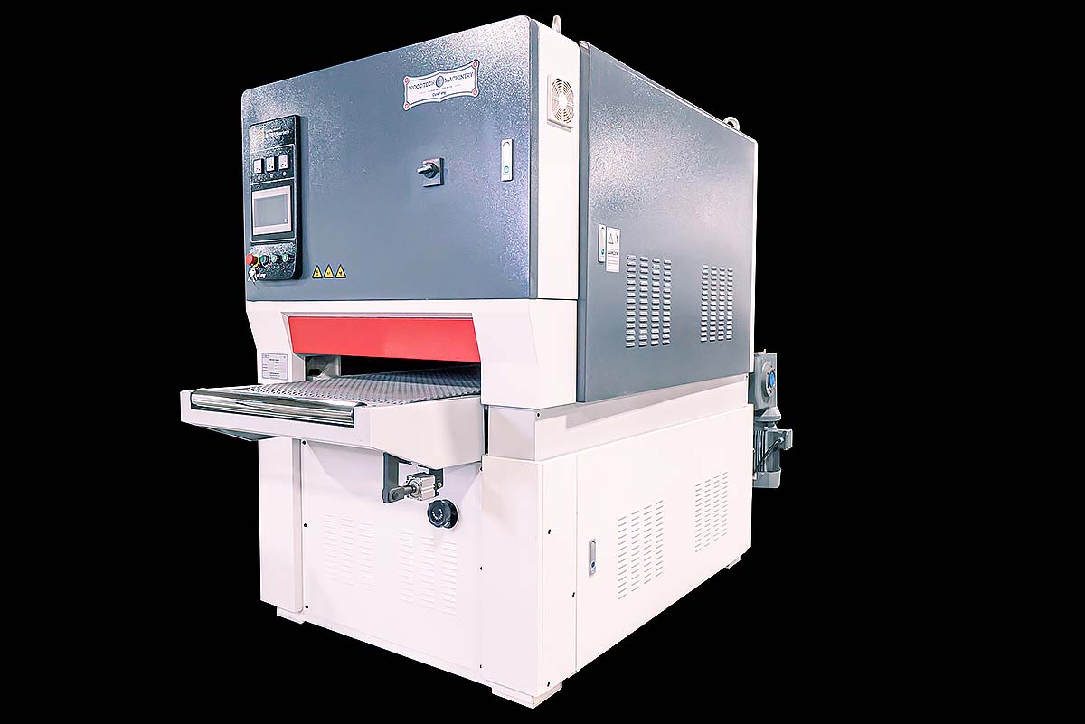 Constant Pass-Line, Top Surface Sander Triple-belt sander roller ...