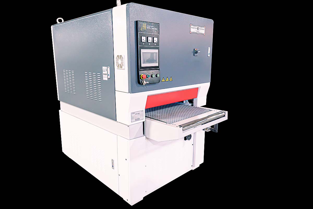 Constant Pass-Line, Top Surface Sander Triple-belt sander roller ...