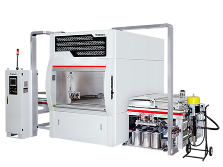 Reciprocal Spray Line | Industrial Woodworking Machines by WoodTech